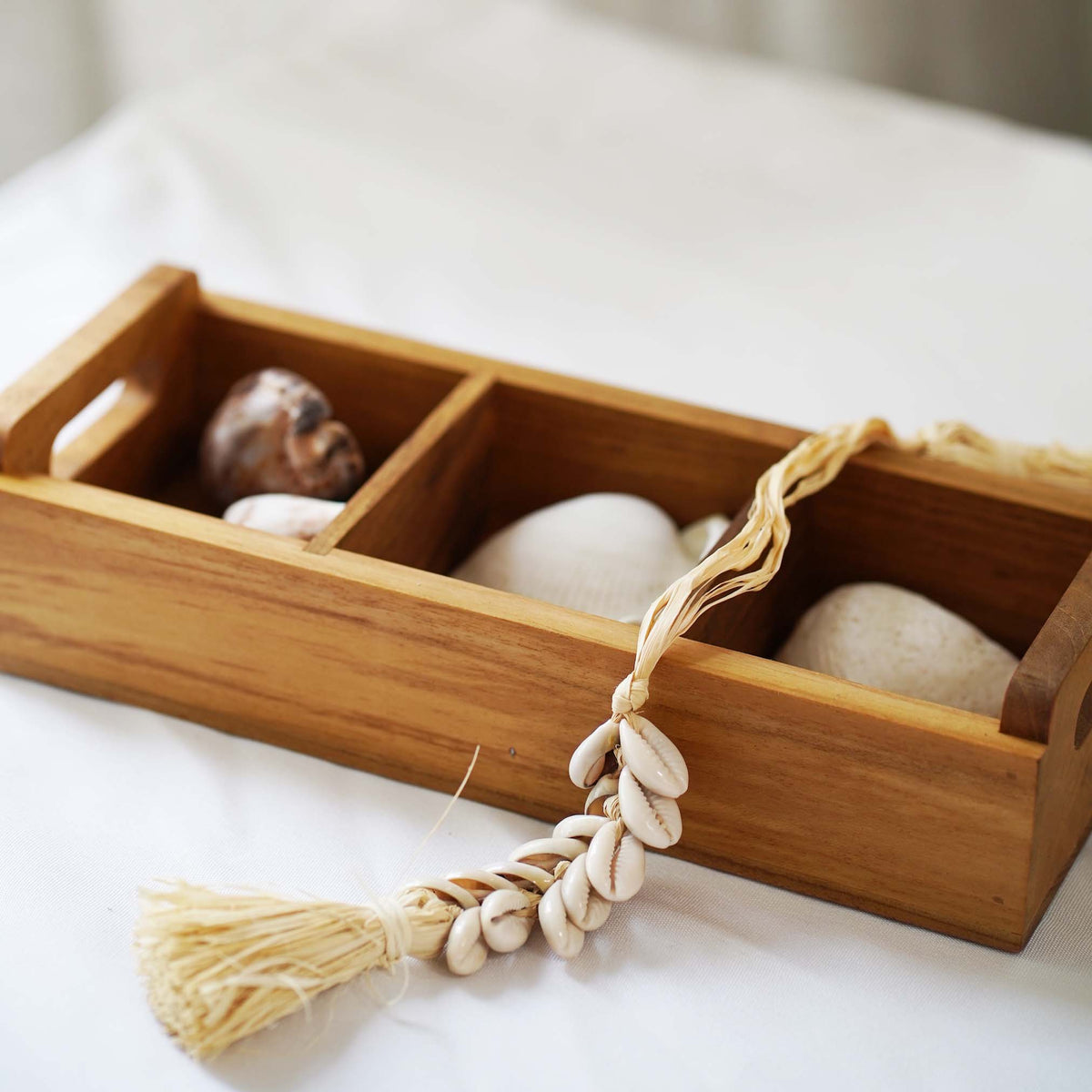 Teak Wood Rectangle Sugar Tray large – Kasih Co-op