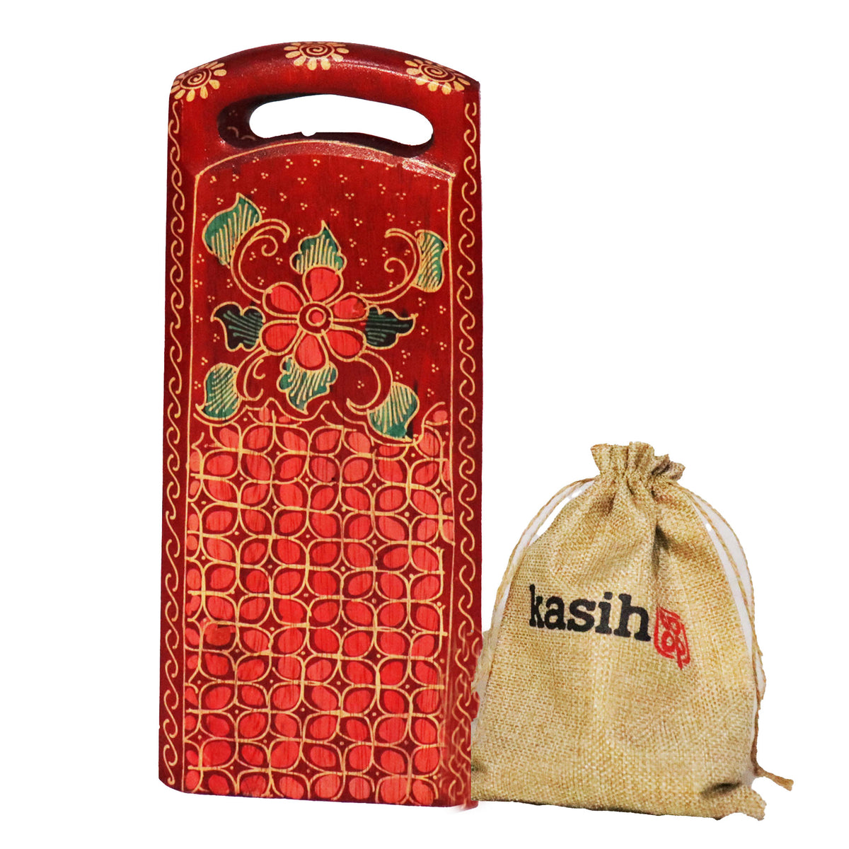 Mancala Albacia Wood Dakon Folding Congklak Board Game Set. Strategy ...