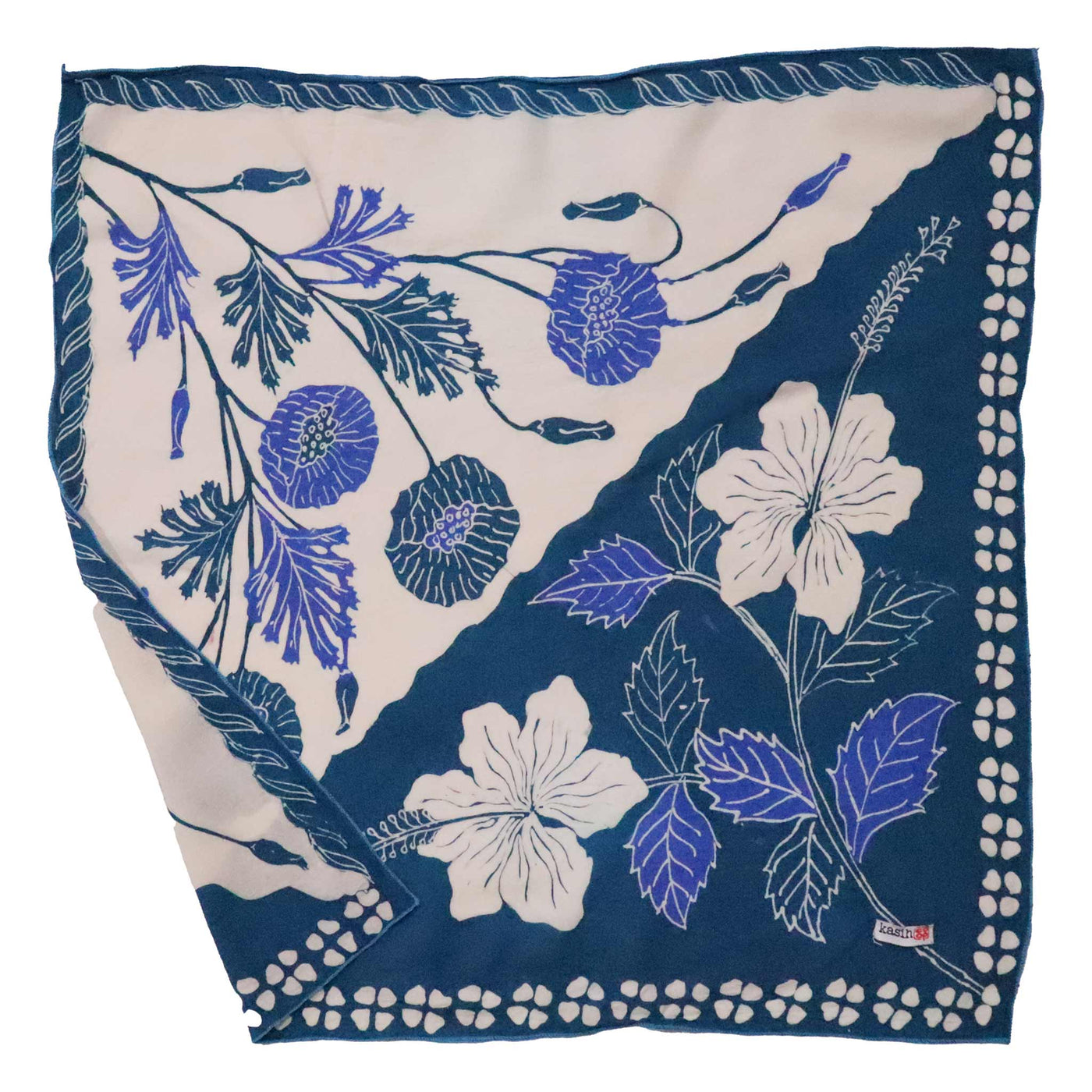 Authentic Full Hand Drawn Batik Bandana, 100% Soft Cotton, Three Lands ...