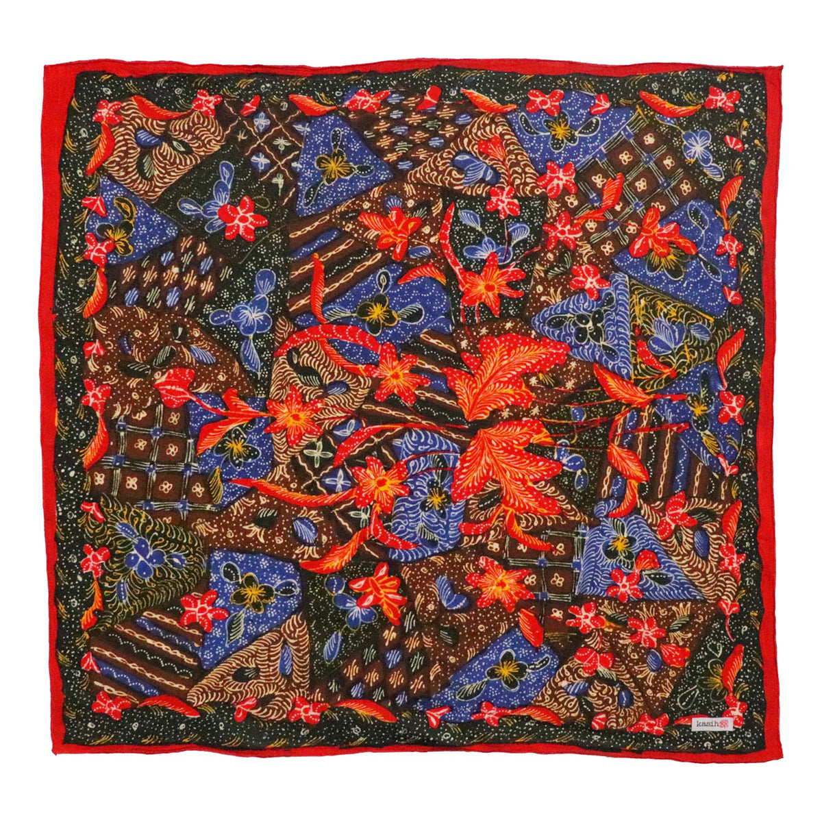 Authentic Full Hand Drawn Batik Bandana, 100% Soft Cotton, Three Lands ...