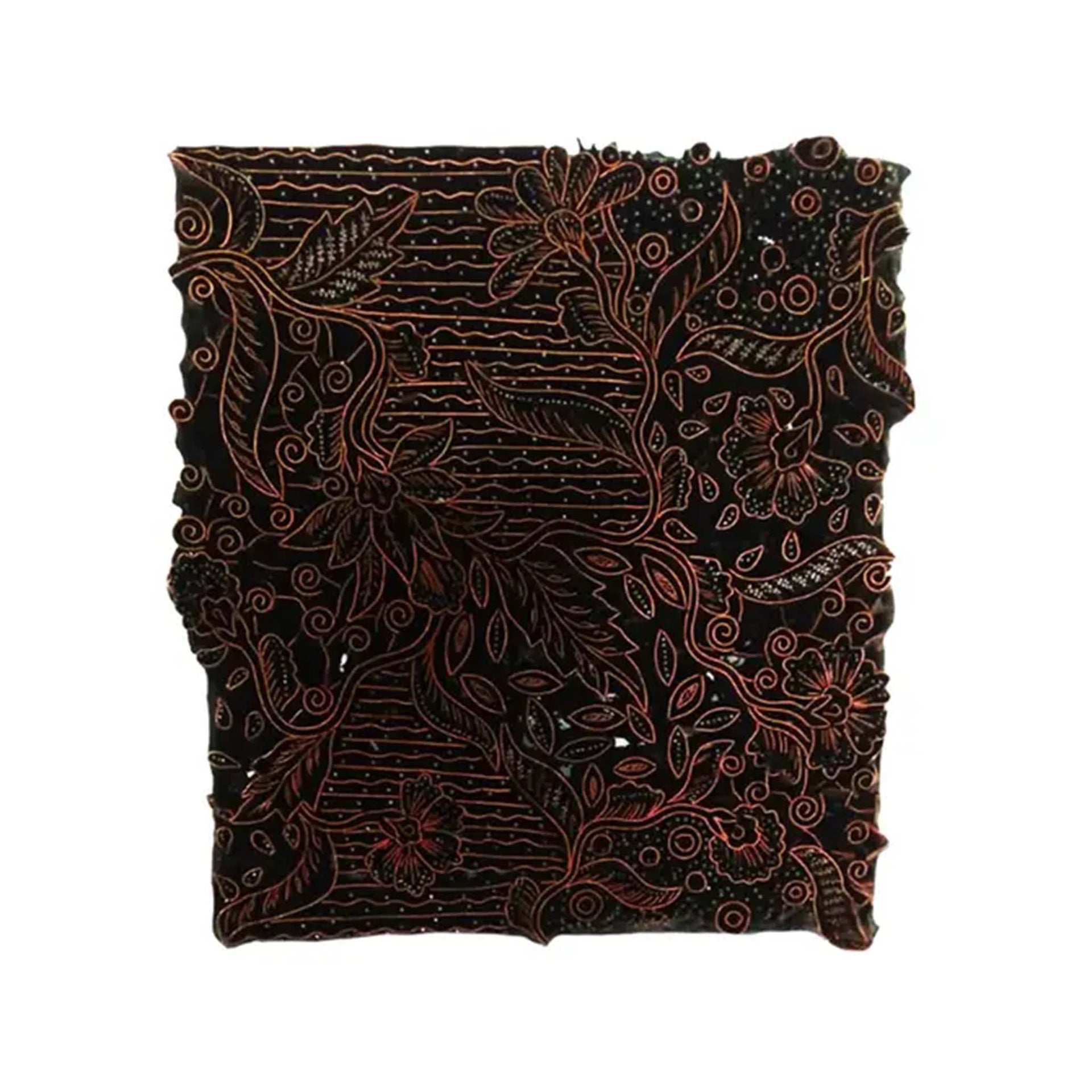 Pleated Hand Dyed Indonesia Batik Face Mask Three Layers 100% Cotton ...