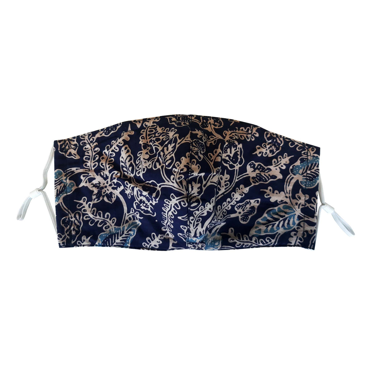 Hand Dyed Indonesia Batik Face Mask Three Layers 100% Cotton with Nose ...