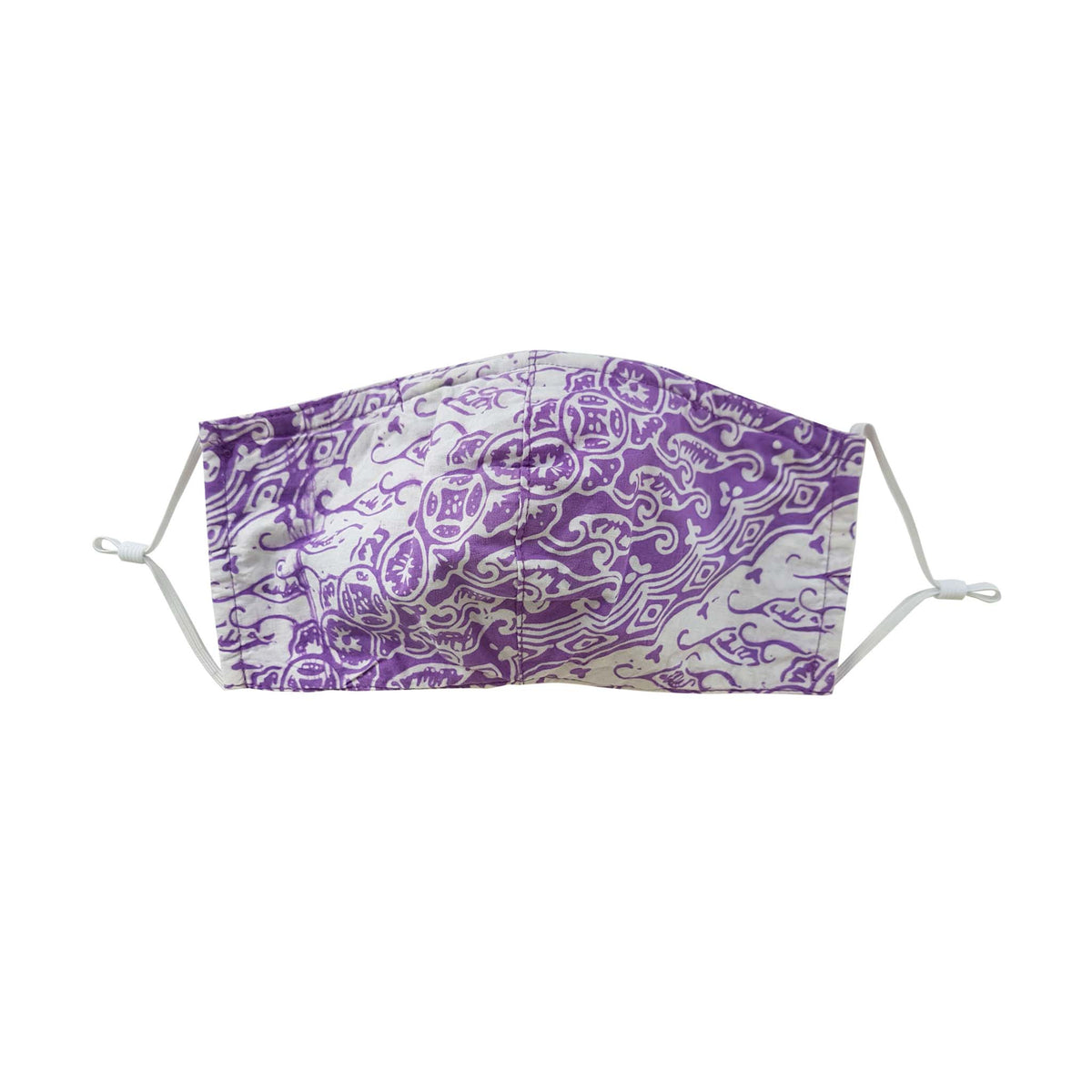 Hand Dyed Indonesia Batik Face Mask Three Layers 100% Cotton with Nose ...