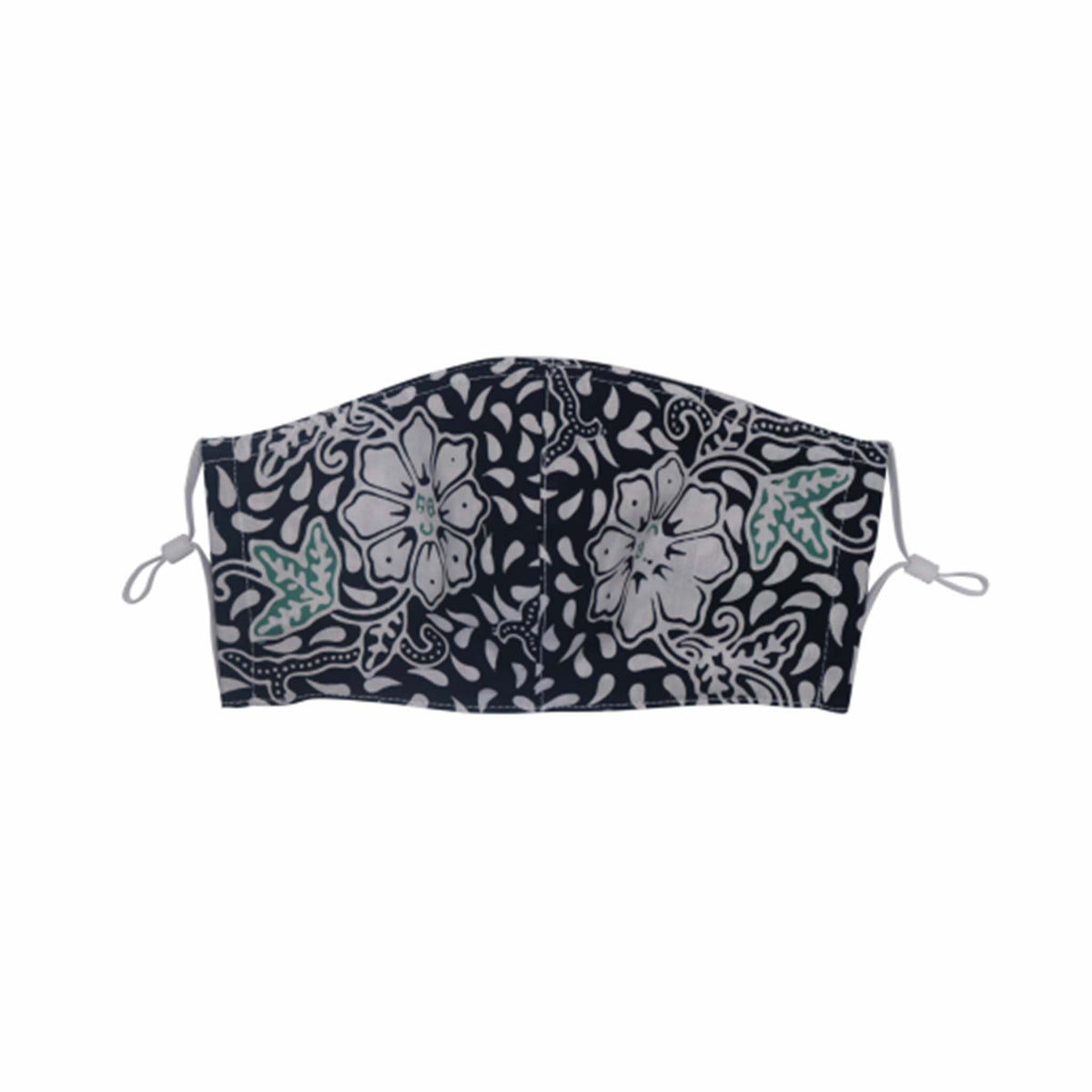 Hand Dyed Indonesia Batik Face Mask Three Layers 100% Cotton with Nose ...
