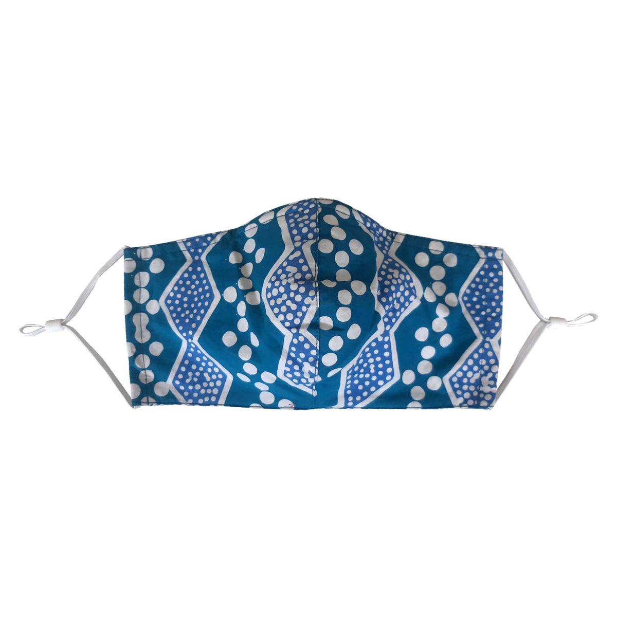 Hand Dyed Indonesia Batik Face Mask Three Layers 100% Cotton with Nose ...