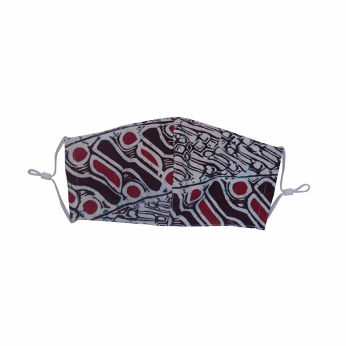 Hand Dyed Indonesia Batik Face Mask Three Layers 100% Cotton with Nose ...