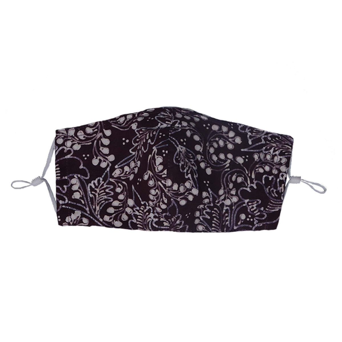 Hand Dyed Indonesia Batik Face Mask Three Layers 100% Cotton with Nose ...