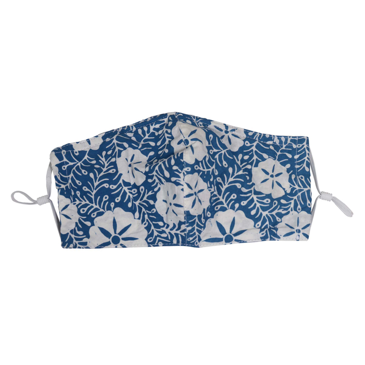 Hand Dyed Indonesia Batik Face Mask Three Layers 100% Cotton with Nose ...