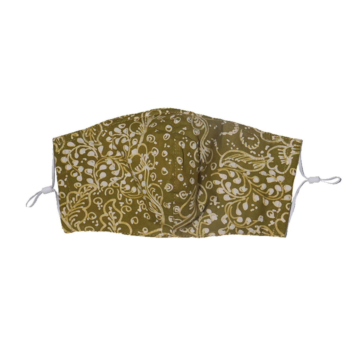 Hand Dyed Indonesia Batik Face Mask Three Layers 100% Cotton with Nose ...