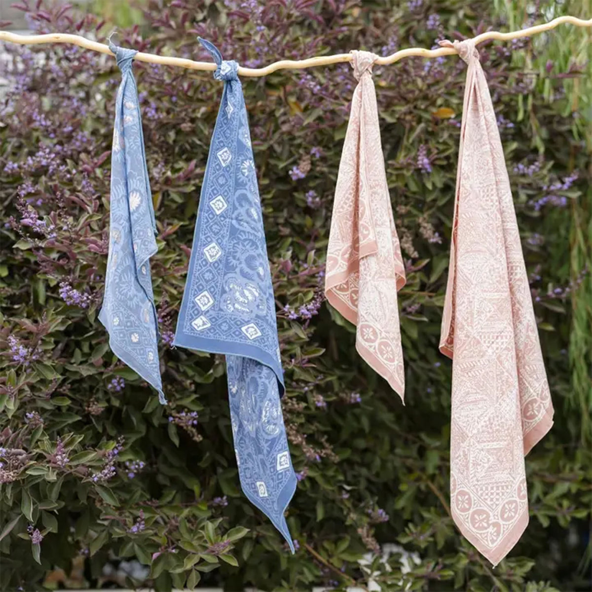 Batik Bandanas Hand Dyed 100 Cotton Soft Hair Scarf Wax And Dye