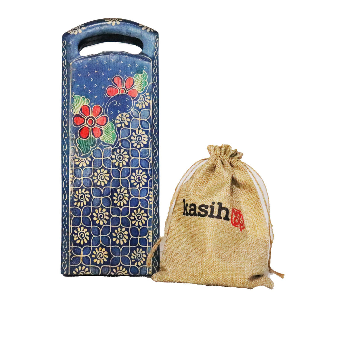 Mancala Albacia Wood Dakon Folding Congklak Board Game Set. Strategy ...