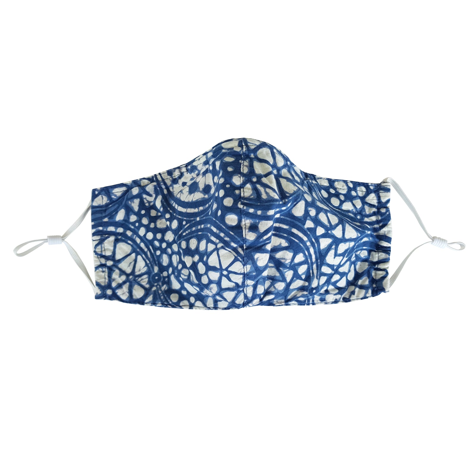Hand Dyed Indonesia Batik Face Mask Three Layers 100% Cotton with Nose ...