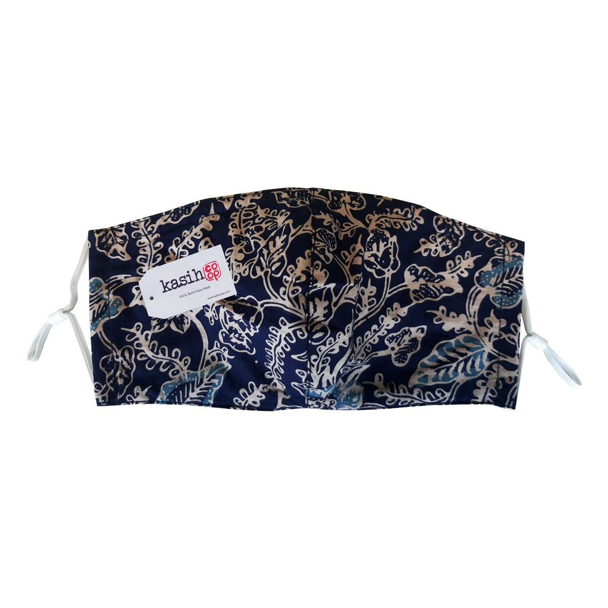 Hand Dyed Indonesia Batik Face Mask Three Layers 100% Cotton with Nose ...